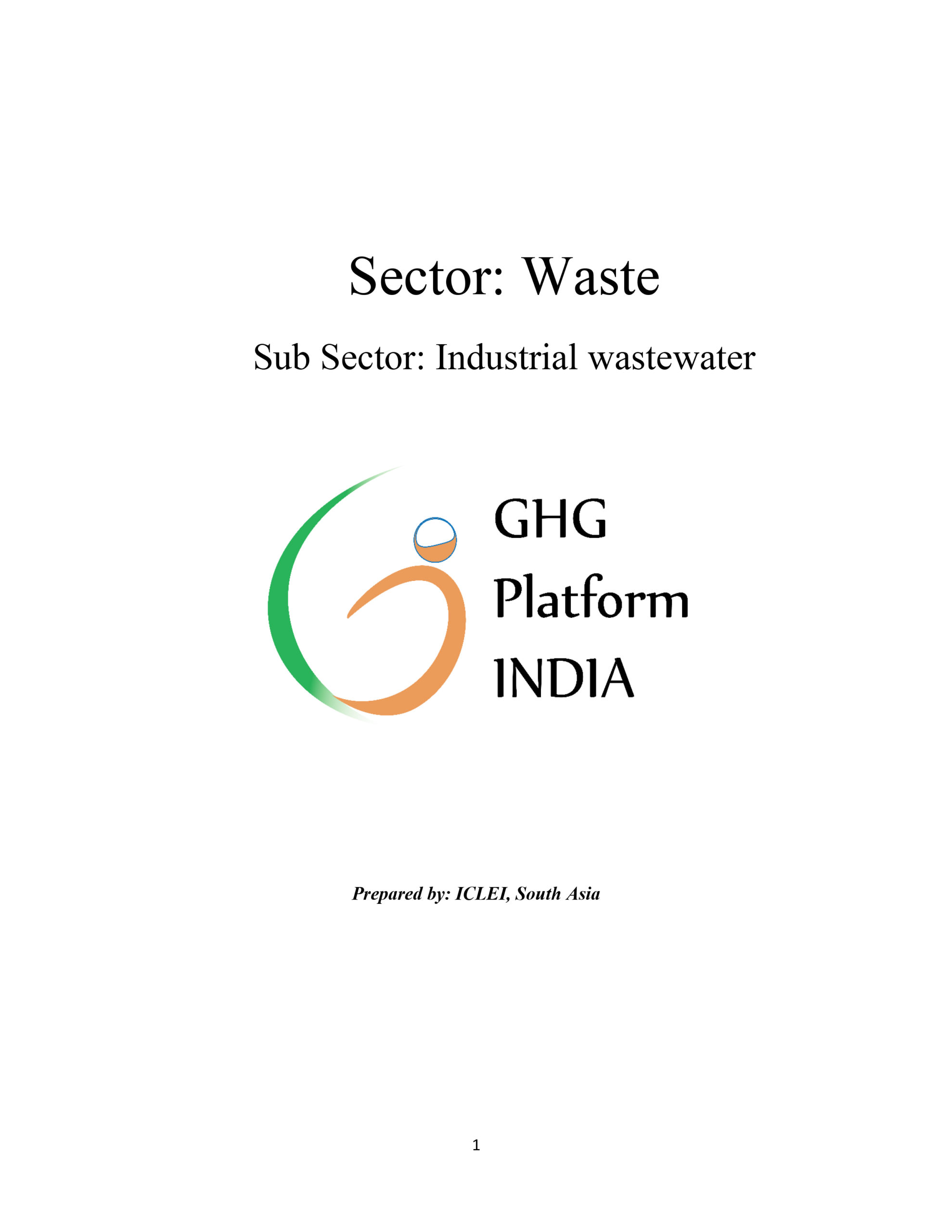 Methodology Phase I - GHG Platform India